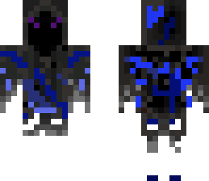 Flying Blue Wraith | Minecraft Skin