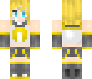 Kagamine Rin - Vocaloid series | Minecraft Skin