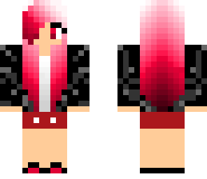 Red Girl Minecraft Skin