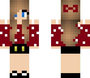 Minnie Mouse Girl | Minecraft Skin