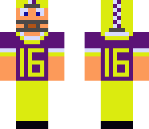 LSU with helmet right way | Minecraft Skin