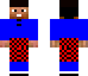 baju raya biru | Minecraft Skin