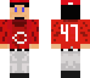 reds baseball | Minecraft Skin