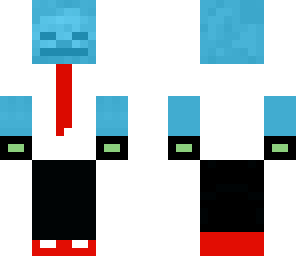 Ice Skeleton | Minecraft Skin