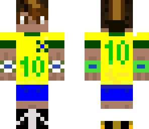 Soccer Neymar | Minecraft Skins