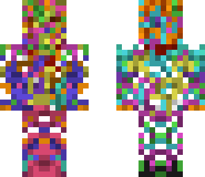 Pure Color of hot crayons | Minecraft Skin