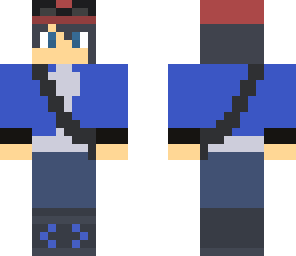 Pokemon Trainer Calem | Minecraft Skin