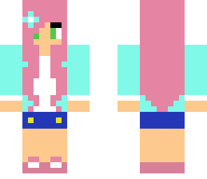 pink and blue girl | Minecraft Skins