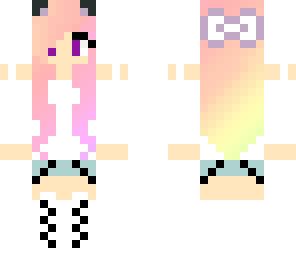 pastel cute girl | Minecraft Skin