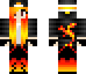 Lava Girl | Minecraft Skin