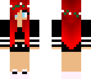Red Girl Minecraft Skin
