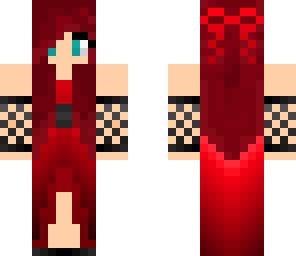 Red Girl Minecraft Skin