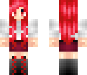 Inside Out Anger Inspired Girl | Minecraft Skin