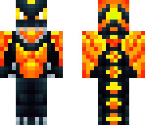 Fire Dragon | Minecraft Skin
