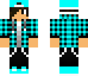 Blue Plaid Boy | Minecraft Skin