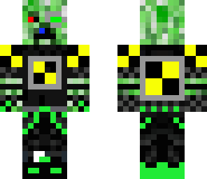 nuclear creeper | Minecraft Skin