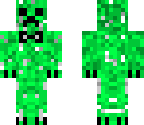 Fancy Creeper | Minecraft Skin