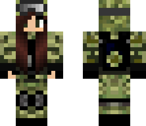 Edited Soldier Girl | Minecraft Skin