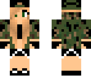 Army Girl | Minecraft Skin