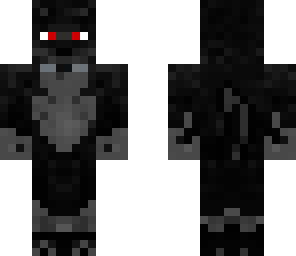 Black Wolf Red Eyes | Minecraft Skin