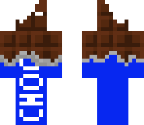 Bitten Chocolate Herobrine | Minecraft Skin