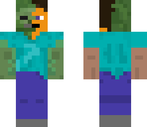 half human half zombie | Minecraft Skins