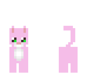 Neon Kitty Cat | Minecraft Skin
