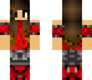 female warrior girl | Minecraft Skin
