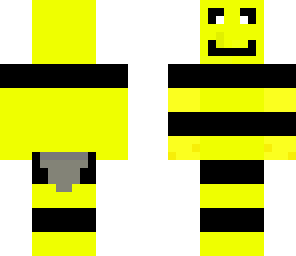 Backwards Bee Man | Minecraft Skin