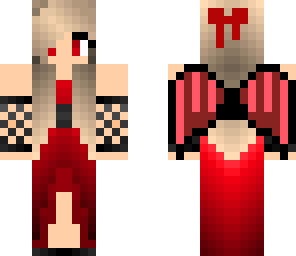 Vampire Girl Minecraft Skin