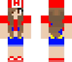 Mario Girl | Minecraft Skin