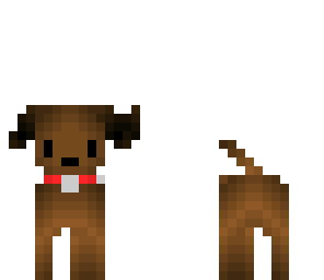 Cute Brown Dog | Minecraft Skin