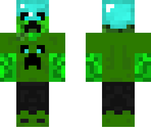 creeper with helmet | Minecraft Skins