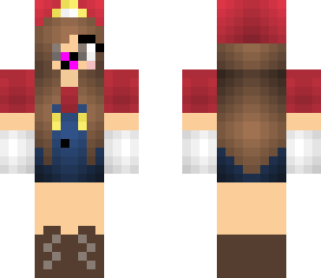 Baby Mario Girl | Minecraft Skin