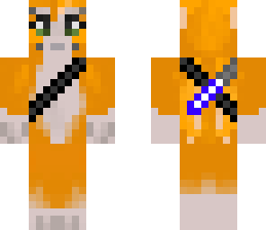 Stampylongnose Jedi With Blue Lightsaber | Minecraft Skin