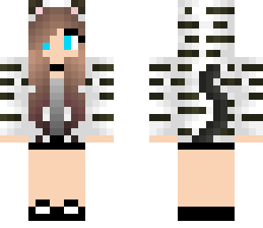 cute liger girl | Minecraft Skin