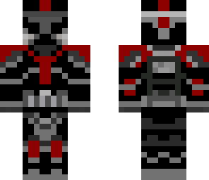 black clone trooper | Minecraft Skins