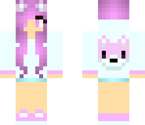 Cute Dog Girl | Minecraft Skin