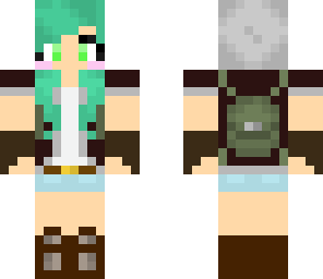 Backpack Fingerless Gloves Adventurer Minecraft Skins