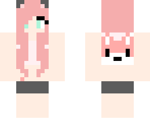 Pink Fox Girl 3 | Minecraft Skin