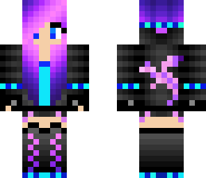 Ender Dragon Girl | Minecraft Skin