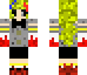 springtrap girl bloody | Minecraft Skin