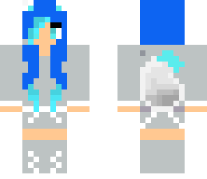 Fixed White fox skin | Minecraft Skin