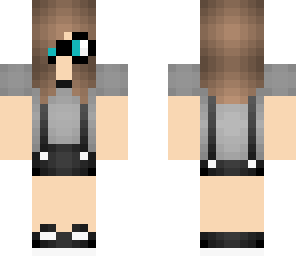 glasses girl | Minecraft Skin
