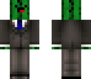 derpy cactus in suit | Minecraft Skin