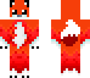 Fox with 3D ears | Minecraft Skin