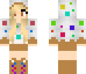 Birthday cake girl | Minecraft Skin