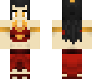 Ember Island Beach Party Azula | Minecraft Skin