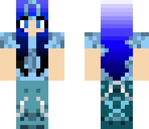 shiny suicune girl | Minecraft Skin