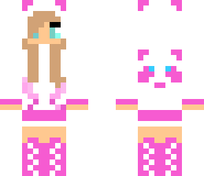 pink panda | Minecraft Skin
